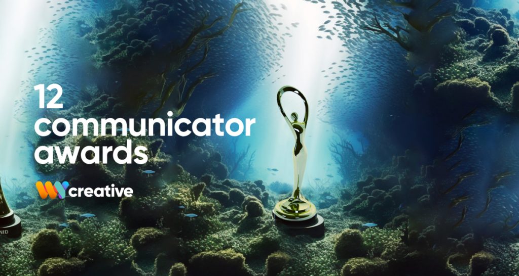 A trunk full of prizes at the Communicator Awards - WYgroup